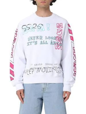 MSGM Graphic Print Sweatshirt - White