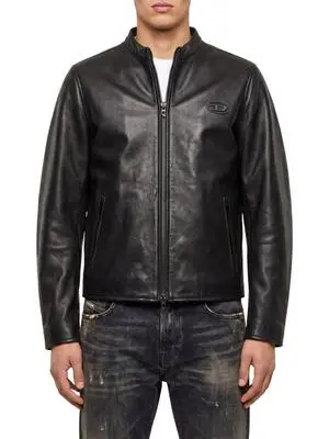 DIESEL® Leather Jacket - Black