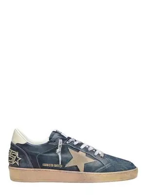 GOLDEN GOOSE Ball Star Limited Edition Leather Sneakers - Blue