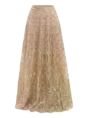 SAIID KOBEISY Saiid Kobeisy Beaded A-line Maxi Skirt