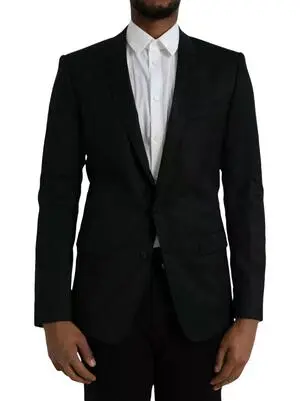 Dolce & Gabbana Martini Wool Blazer - Black