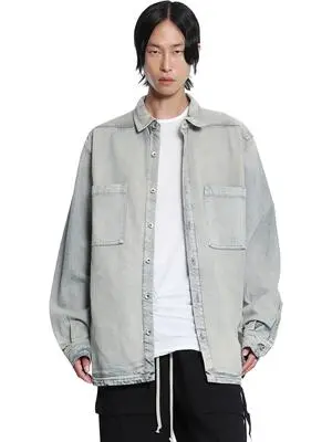 Rick Owens Concordians Jumbo Outershirt - Grey