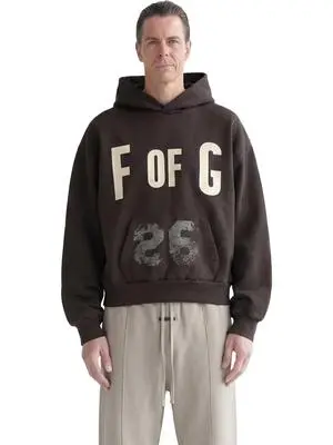 Fear Of God Classic Fit Raglan Hoodie - Brown