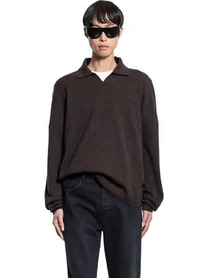 THE ROW Franz Cashmere Sweater - Brown