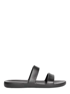 THE ROW Foam Sandals - Black