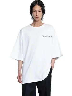 Alexander McQueen Oversized Mcquuen T-shirt - White