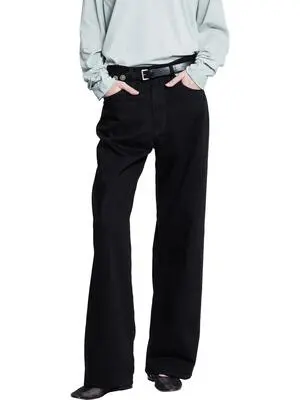 6397 Wide Baggy Denim Jeans - Black