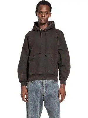 JORDANLUCA Bulldog Hoodie - Black