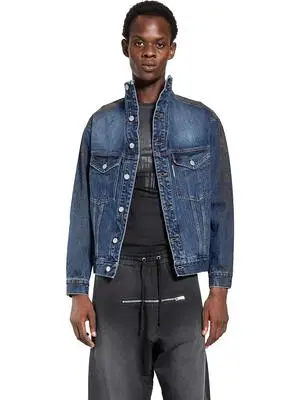 JORDANLUCA Liquidity Denim Jacket - Blue