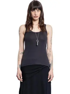 LEMAIRE Ribbed Tank Top - Grey