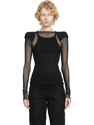 RICK OWENS Rick Owens Temple Helm Top