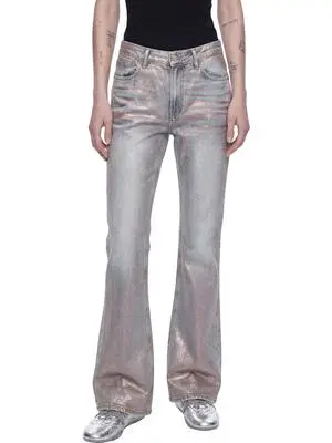 ACNE STUDIOS Acne Studios Fitted Glitter Bootcut Jeans