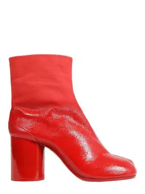 MAISON MARGIELA Tabi Ankle Boots - Red