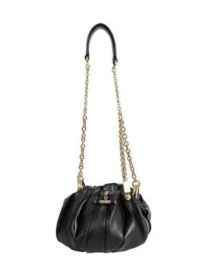 Chloé Plissé Shoulder Bag - Black