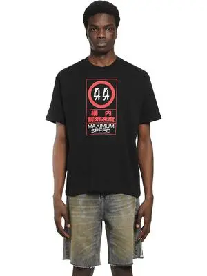 44 LABEL GROUP Warning High Risk T-shirt - Black