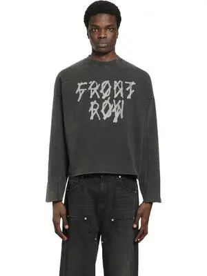 44 LABEL GROUP Front Row Long Sleeve T-shirt - Black