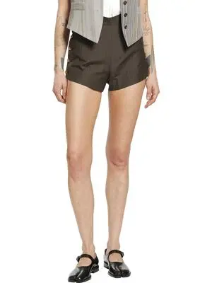 VIVIENNE WESTWOOD Elle Button Shorts - Brown