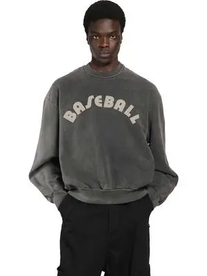 Fear Of God Baseball" Classic Half Raglan Sweatshirt - Grey