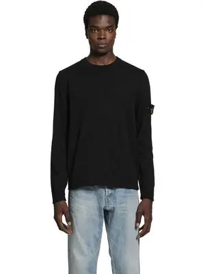 Stone Island S00b9 Knit Sweater - Black