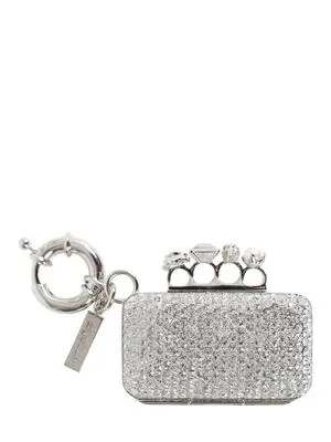Alexander McQueen Knuckle Clutch Charm - Silver