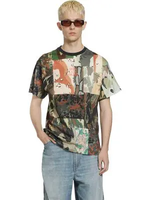 GALLERY DEPT. Mixed Camo Tee - Multicolor