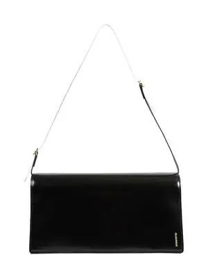 JIL SANDER JIL SANDER Medium Smooth Calfskin Leather Shoulder Bag With Two-Tone Strap