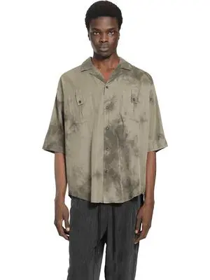 ANDREA YA AQOV Cupro Cotton Tie Dye Shirt - Grey
