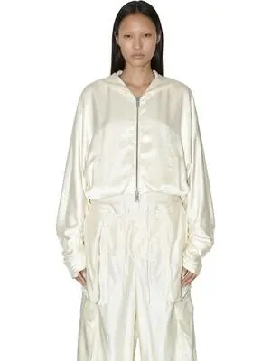 NVL GARDE Bubble Zip-up Hoodie - White