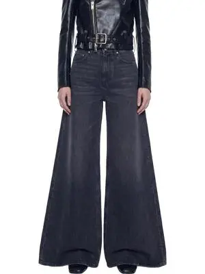 NVL GARDE Super Wide Leg Jeans - Black