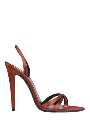 SAINT LAURENT SAINT LAURENT Kate Satin Stiletto Sandals
