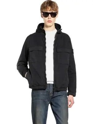 Stone Island 4100077 Windbreaker - Black