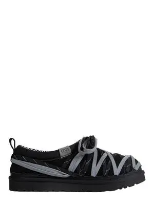 UGG Tasman Lace Slip-on Suede Shoes - Black