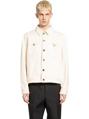 Valentino Garavani Cotton Denim Jacket - Off-white