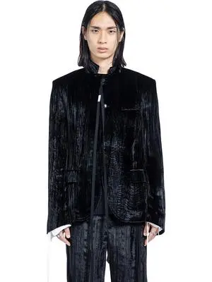 ANN DEMEULEMEESTER Lucius Deconstructed Jacket - Black
