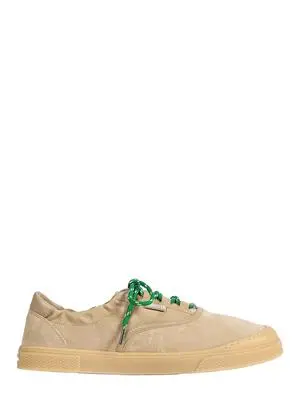Moncler Vera Leisure Suede Sneakers - Beige