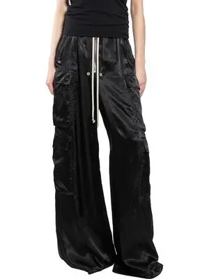 RICK OWENS Rick Owens Temple Cargobelas Wide Leg Pants