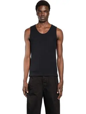 LEMAIRE Rib Tank Top - Black