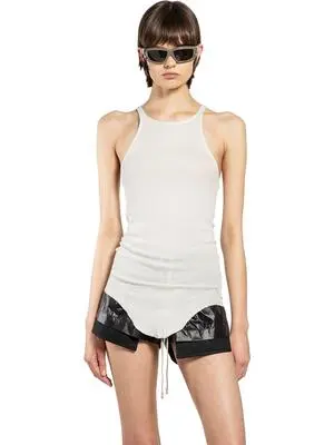 Rick Owens Temple Racer Back Tank Top - Off-white