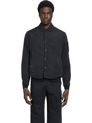 C.P. COMPANY Chrome-r Padded Lens Overshirt - Blue