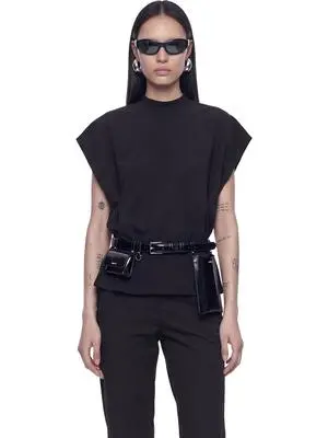 Coperni Zero Waste Adjustable Tee - Black
