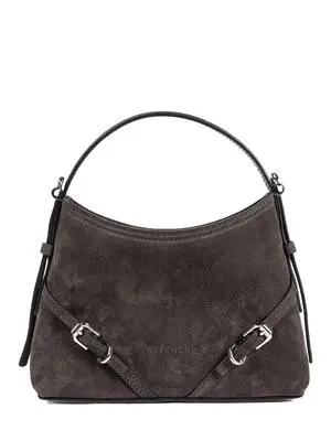 Givenchy Voyou Nano Bag In Suede - Grey