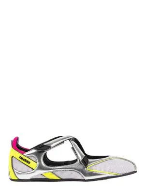 Attico Floor 001 Ballerinas - Silver