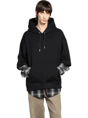MASTERMIND WORLD Layered Skull Hoodie - Black