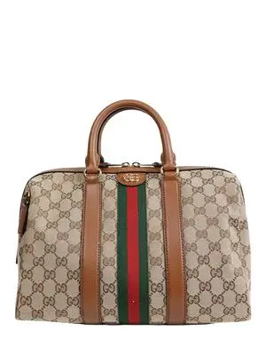 Gucci Ophidia Medium Boston Bag - Brown