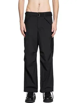 Sacai Wool Suiting Cargo Pants - Black