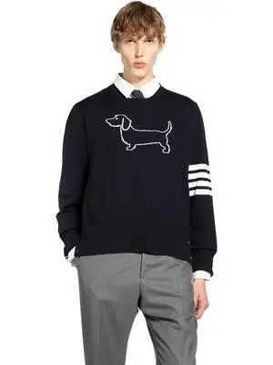 Thom Browne Hector 4-bar Sweater - Blue