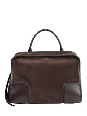 Loewe Large Amazona 180 Top Handle Bag - Brown
