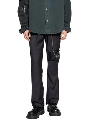 Martine Rose Bootcut Wallet Trousers - Black
