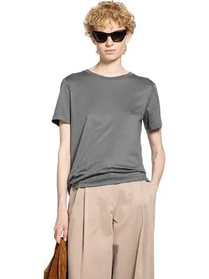 MAX MARA S MAX MARA Short Sleeve Cotton Modal Shirt