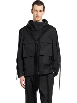CRAIG GREEN Hooded Overshirt - Black